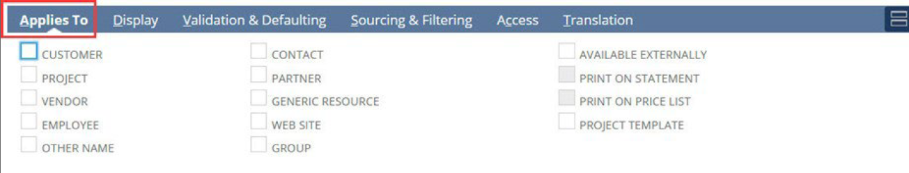 Adding Custom Fields in NetSuite